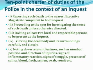 How to conduct inquest - Note uploaded by James Joseph Adhikarathil ...
