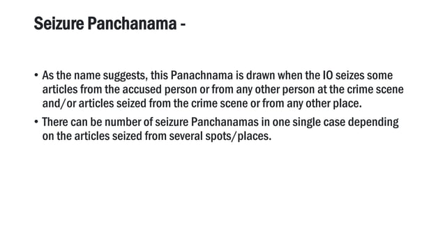 Inquest - PANCHANAMA.pdf | Law