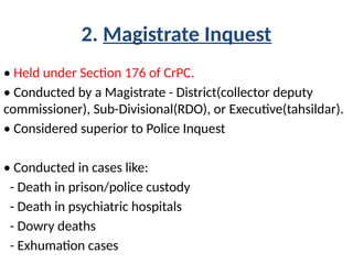 Inquest_Presentation.pptx...inquest medical science | PPTX