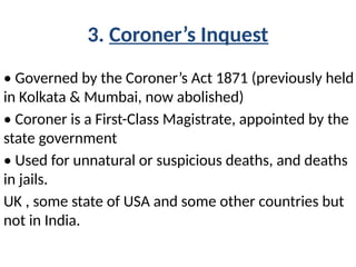 Inquest_Presentation.pptx...inquest medical science | PPTX
