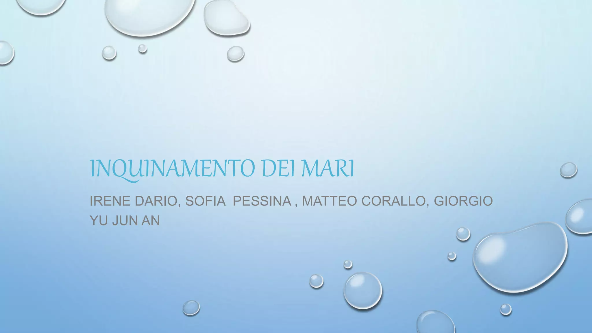 Agenda 2030 - Inquinamento dei mari | PPTX