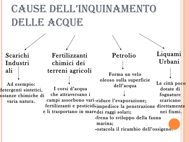 L'inquinamento idrico | PPT | Science