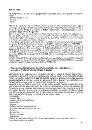 Inquinamento indoor agenti fisici | PDF