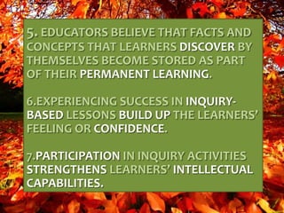 Exploratory approach:Inquiry method | PPTX