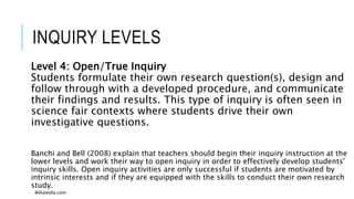 Inquiry based approach learning | PPTX