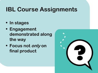 Inquiry based learning and library instruction | PPT