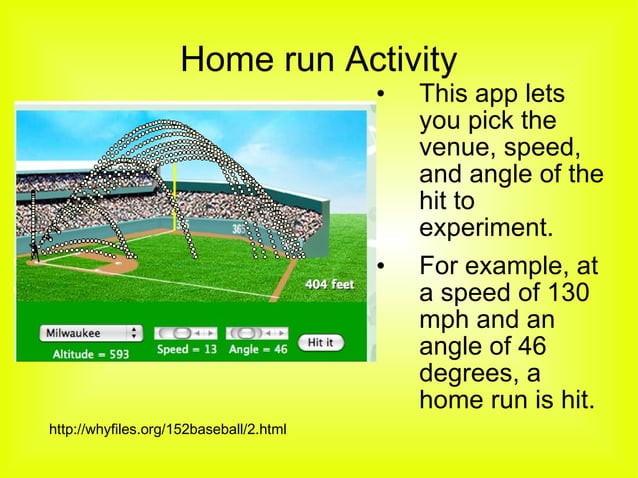 The Science of Softball | PPT