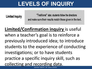 Inquiry based learning | PPTX