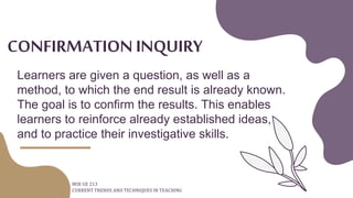 Inquiry-based instruction | PPTX