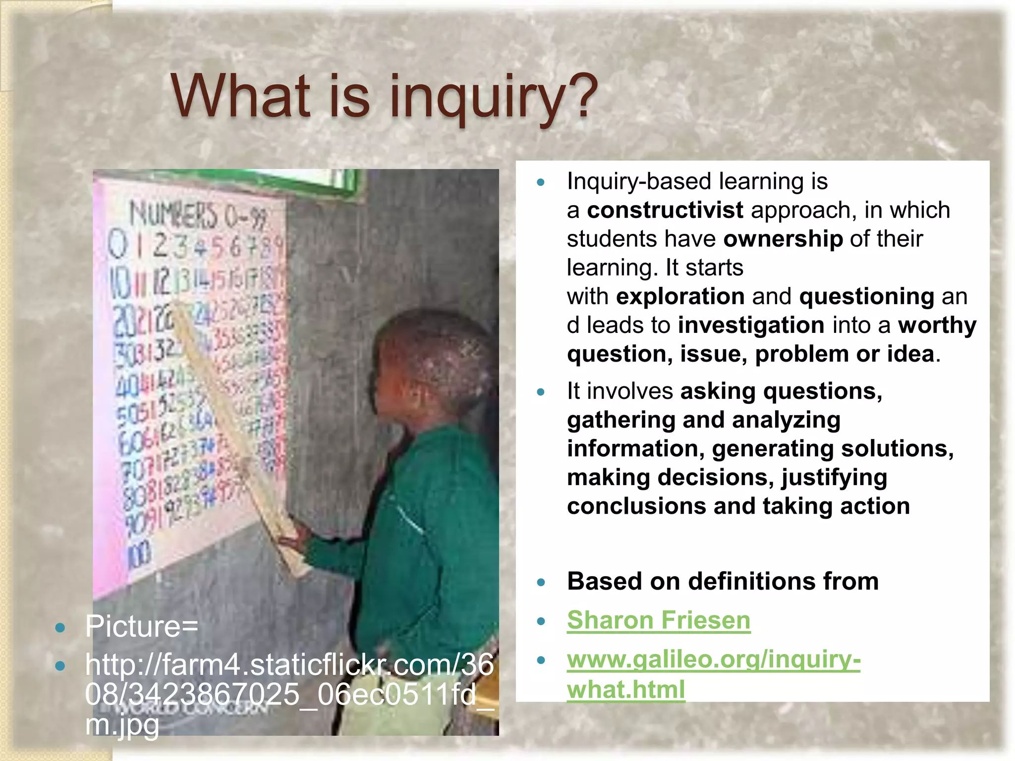 Inquiry based learning | PPTX