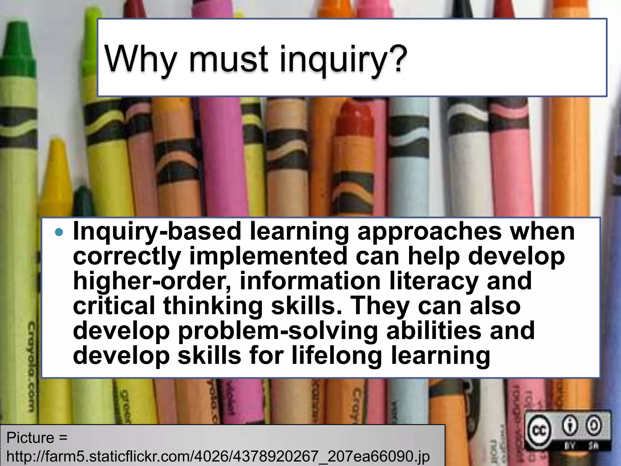 Inquiry based learning | PPTX