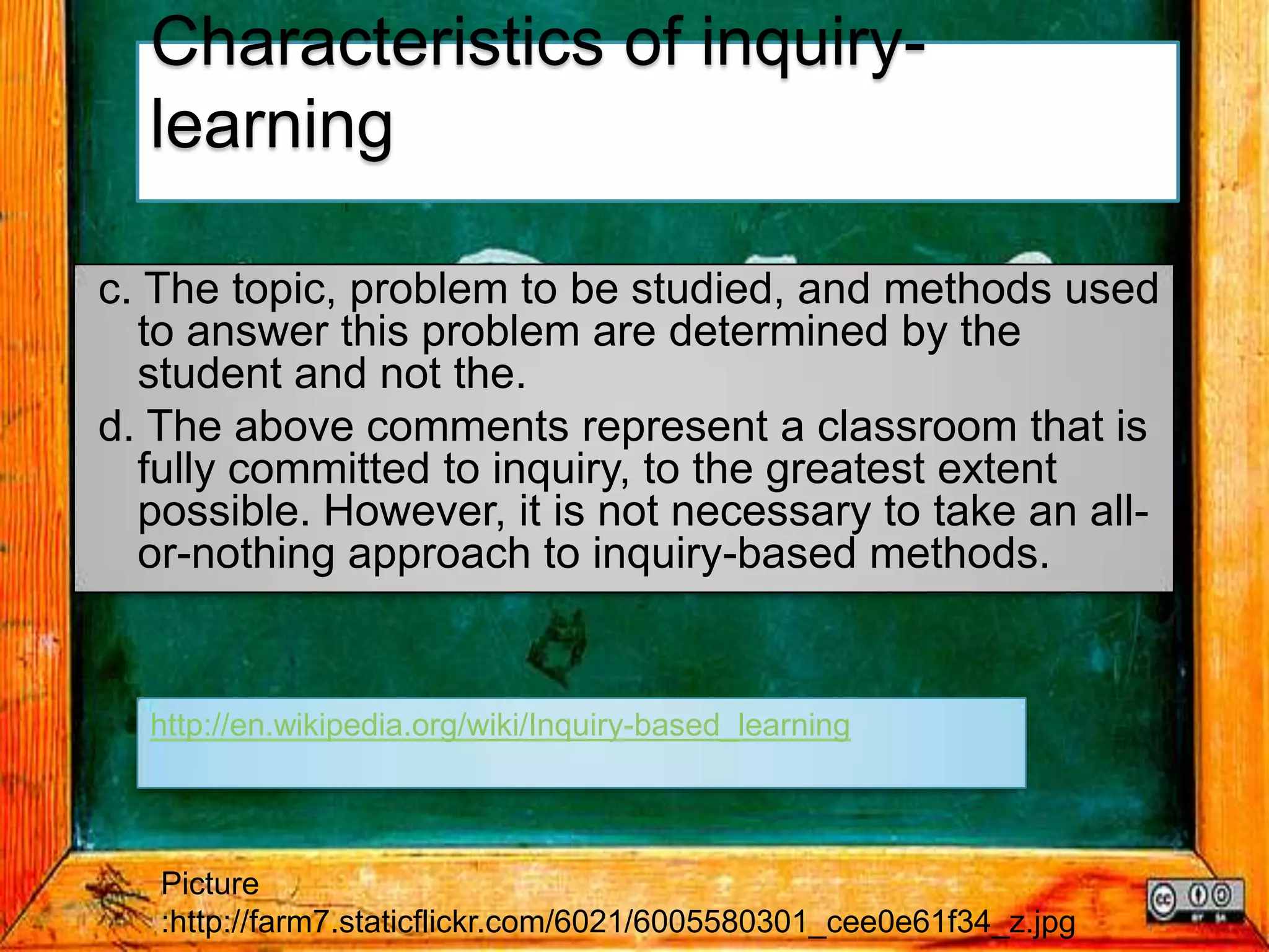 Inquiry based learning | PPTX