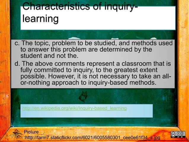 Inquiry based learning | PPTX