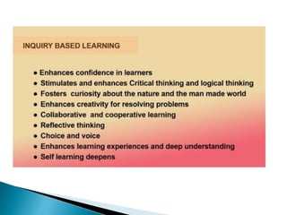 inquiry Based learning | PPTX