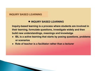 inquiry Based learning | PPTX