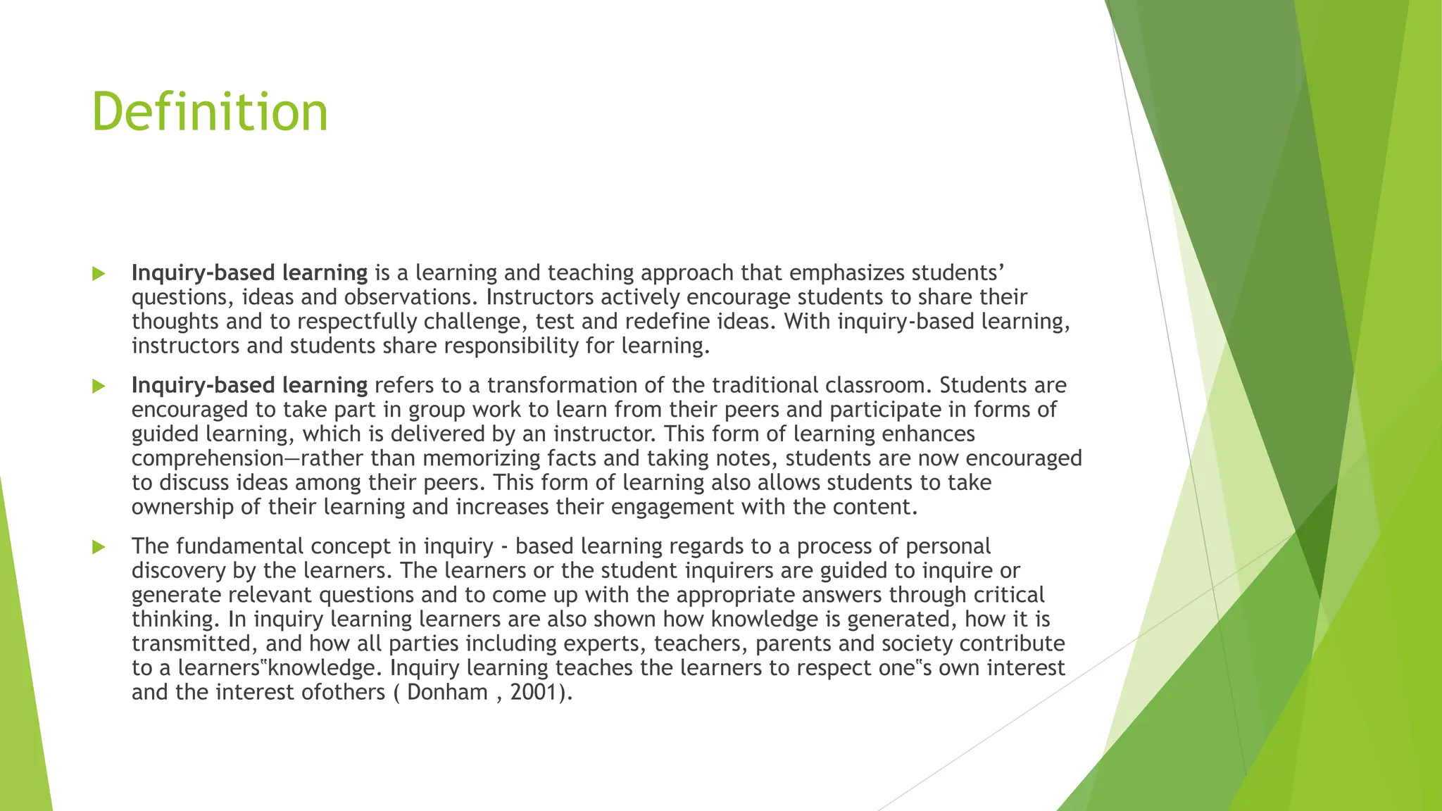 Inquiry based learning | PPTX