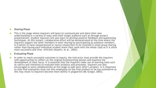 Inquiry based learning | PPTX