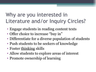 Inquiry Circles | PPT