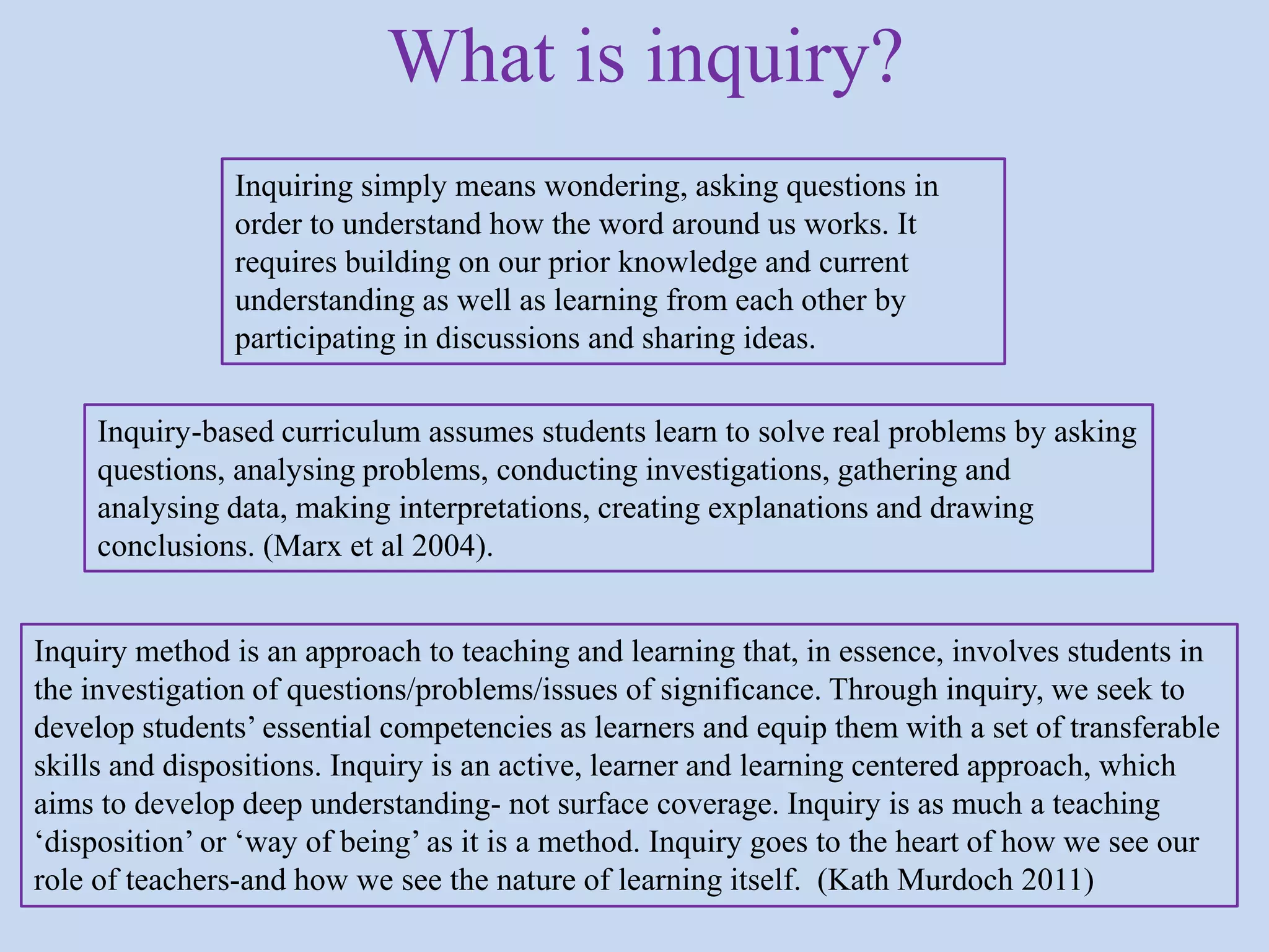 Inquiry cycle- A tool for co-construction of contexual and conceptual ...