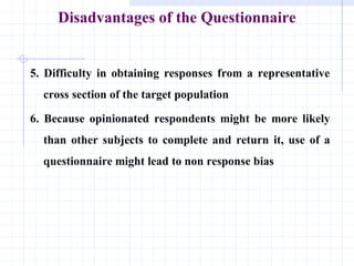 Inquiry forms questionnaire and opinionnaire | PDF