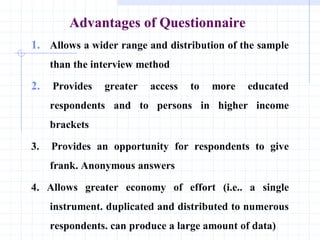 Inquiry forms questionnaire and opinionnaire | PDF