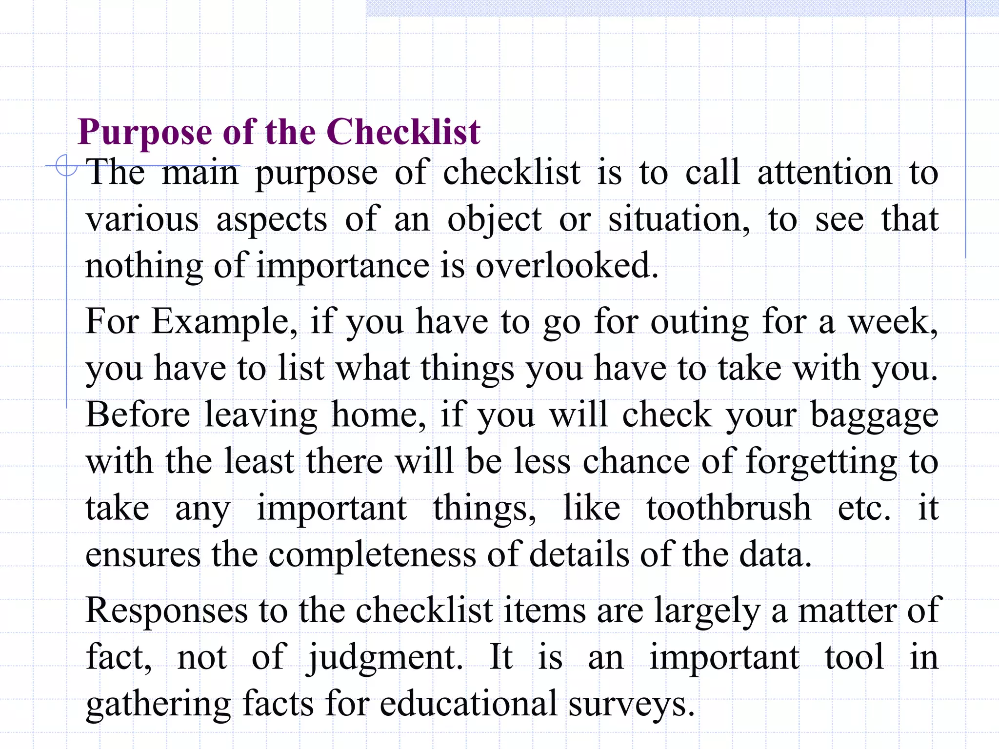 Inquiry forms questionnaire, opinionnaire, attitude scale, checklist ...