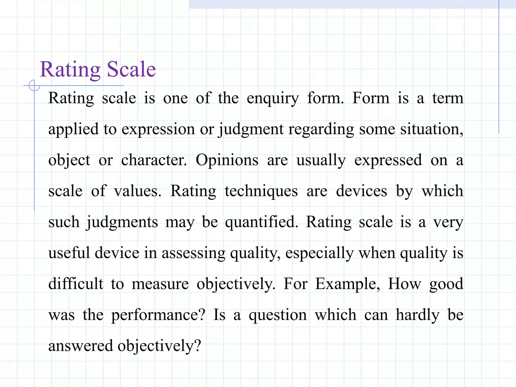 Inquiry forms questionnaire, opinionnaire, attitude scale, checklist ...