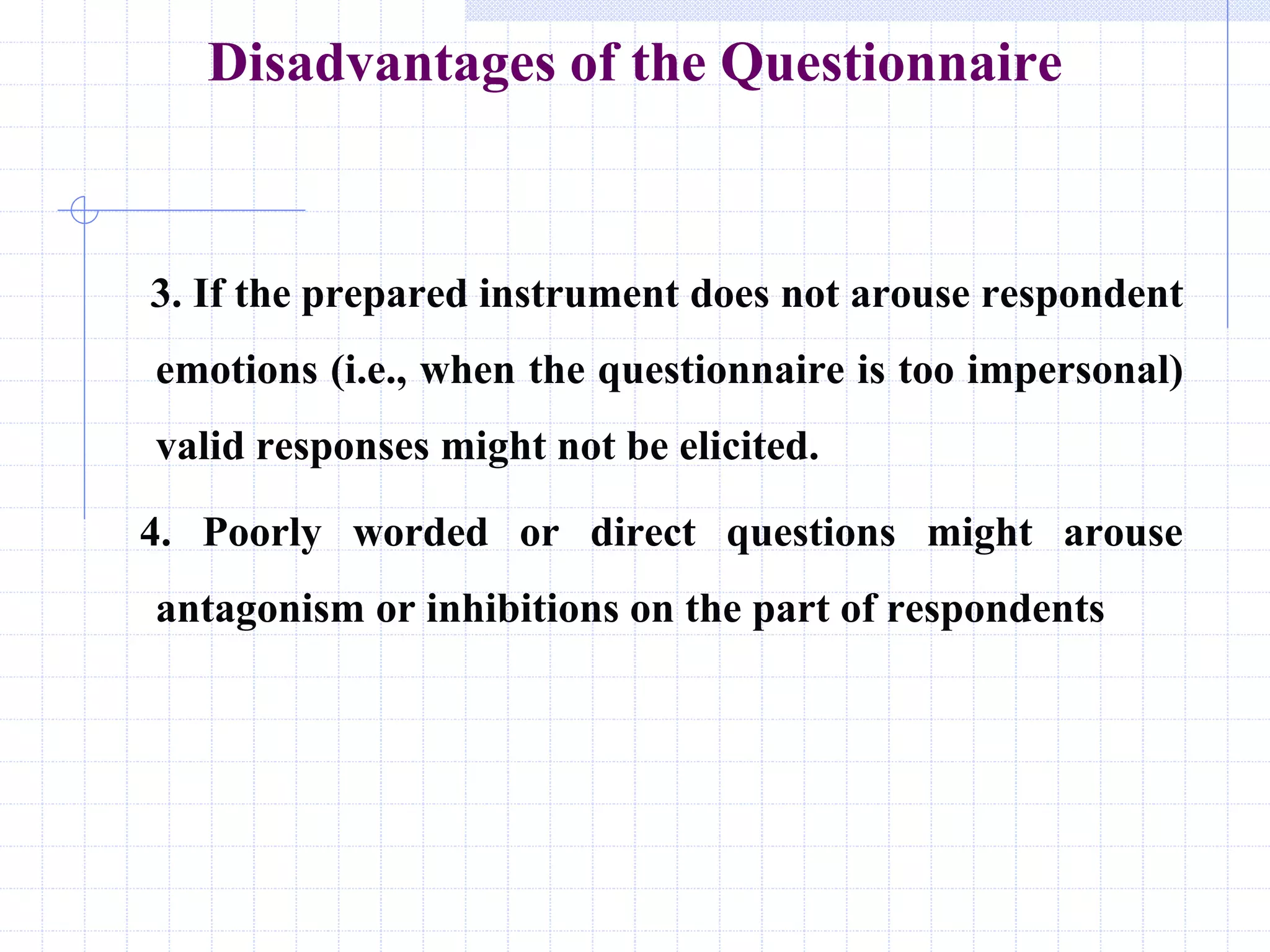 Inquiry forms questionnaire, opinionnaire, attitude scale, checklist ...