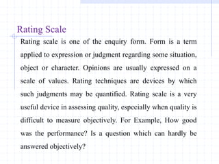 Inquiry forms questionnaire, opinionnaire, attitude scale, checklist ...