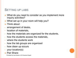 Inquiry labs for science | PPTX