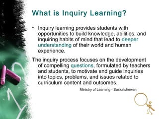 Inquiry Learning Presentation | PPT