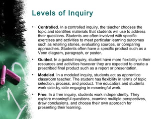 Inquiry Learning Presentation | PPT