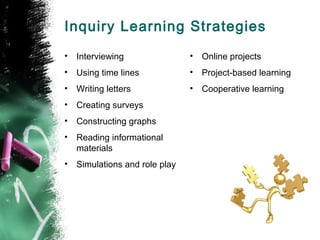 Lines Of Inquiry