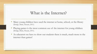 Internet Inquiry in K-2 Classrooms | PPTX