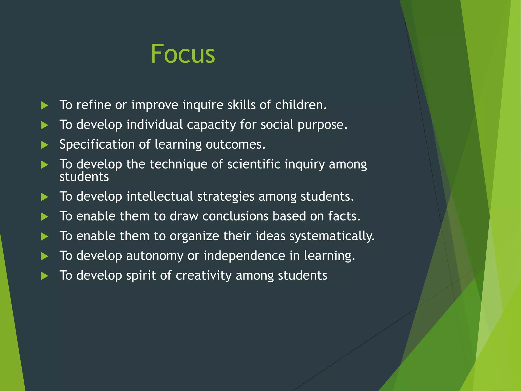 Inquiry training model | PPTX