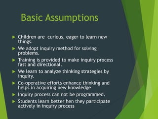 Inquiry training model | PPTX