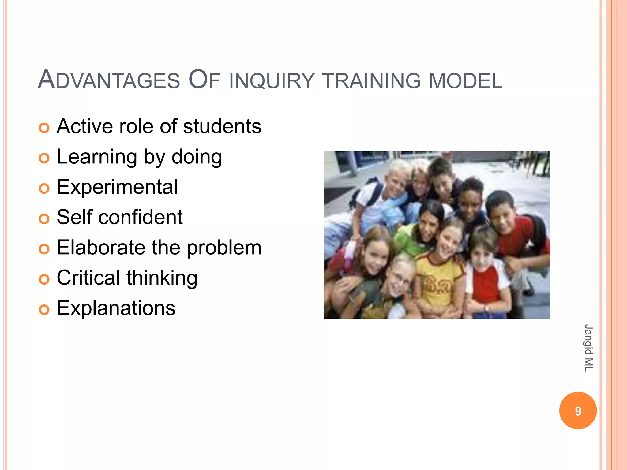 Inquiry training model by jangid ml | PPTX