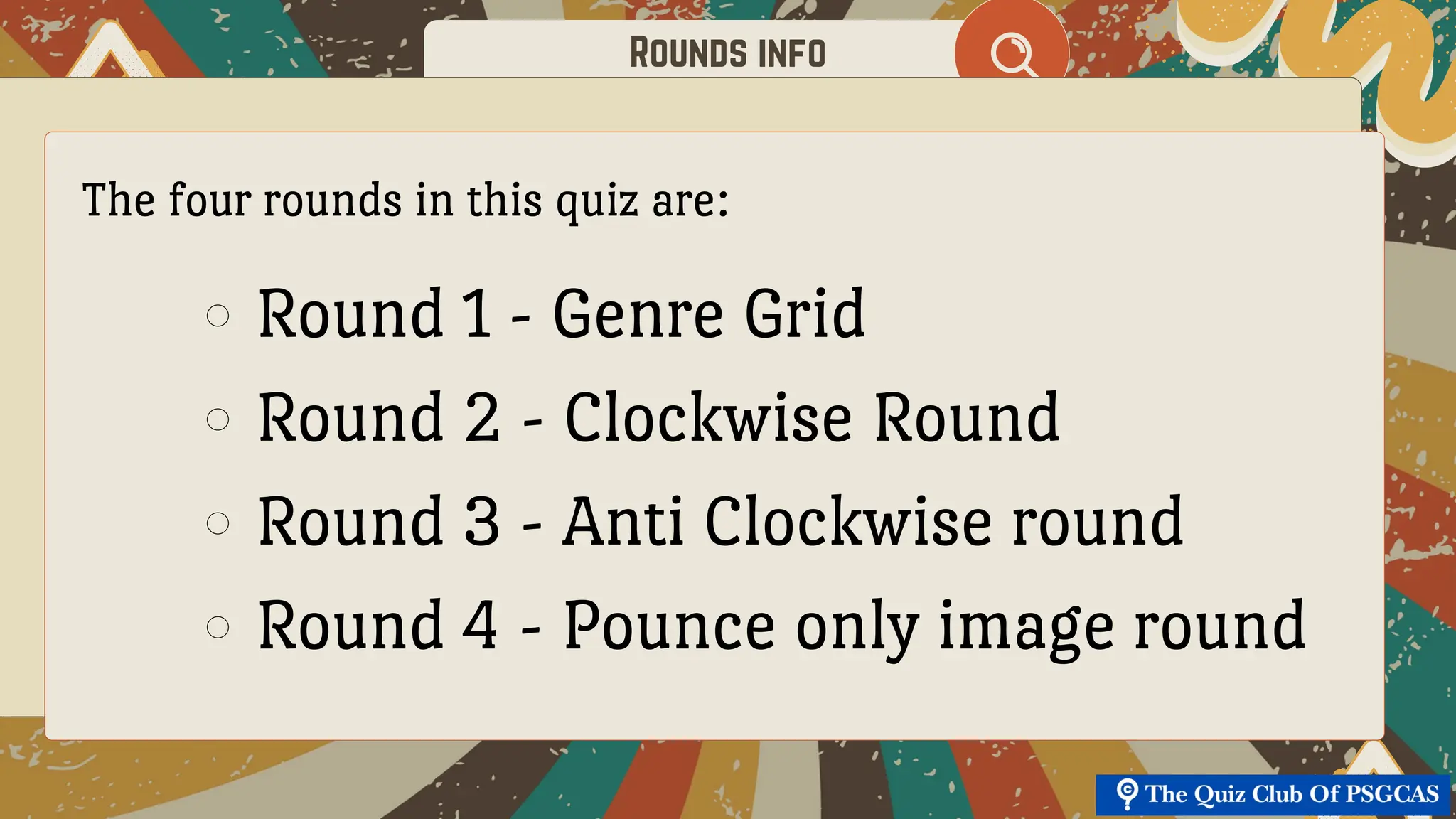 GENERAL QUIZ FINALS | QUIZ CLUB OF PSGCAS | 5 AUGUST 2025 | PDF