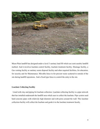 FIELD VISIT REPORT ON MOONPLAINS SANITARY LAND FILL IN NUWARAELIYA | DOC