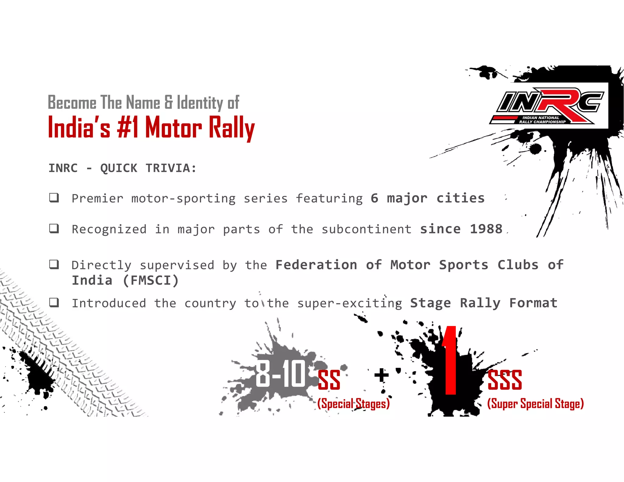 Inrc sponsorship-opportunities - Teaser Deck - March 23 & 24 | PPT