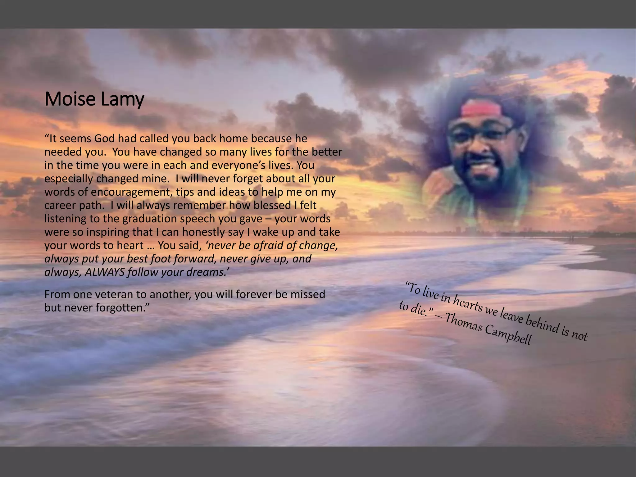 In Remembrance of Craig Odekirk | PPT | Free Download