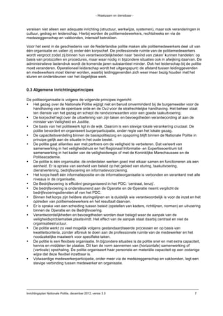 Inrichtingsplan Nationale Politie | PDF