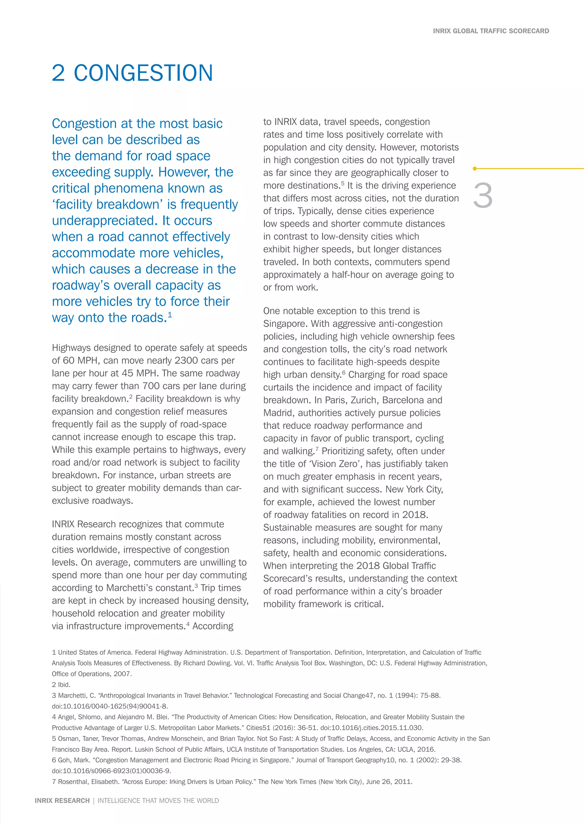 Global traffic scorecard di Inrix | PDF