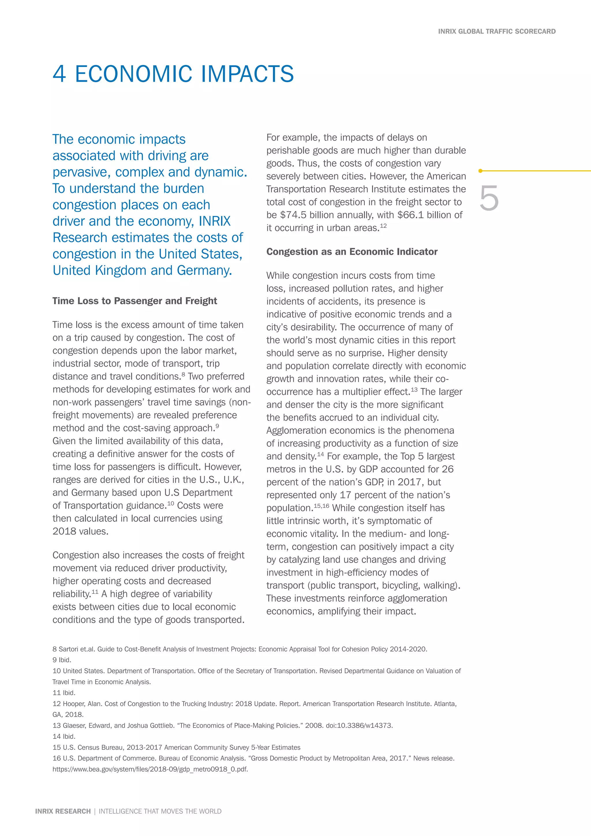 Global traffic scorecard di Inrix | PDF