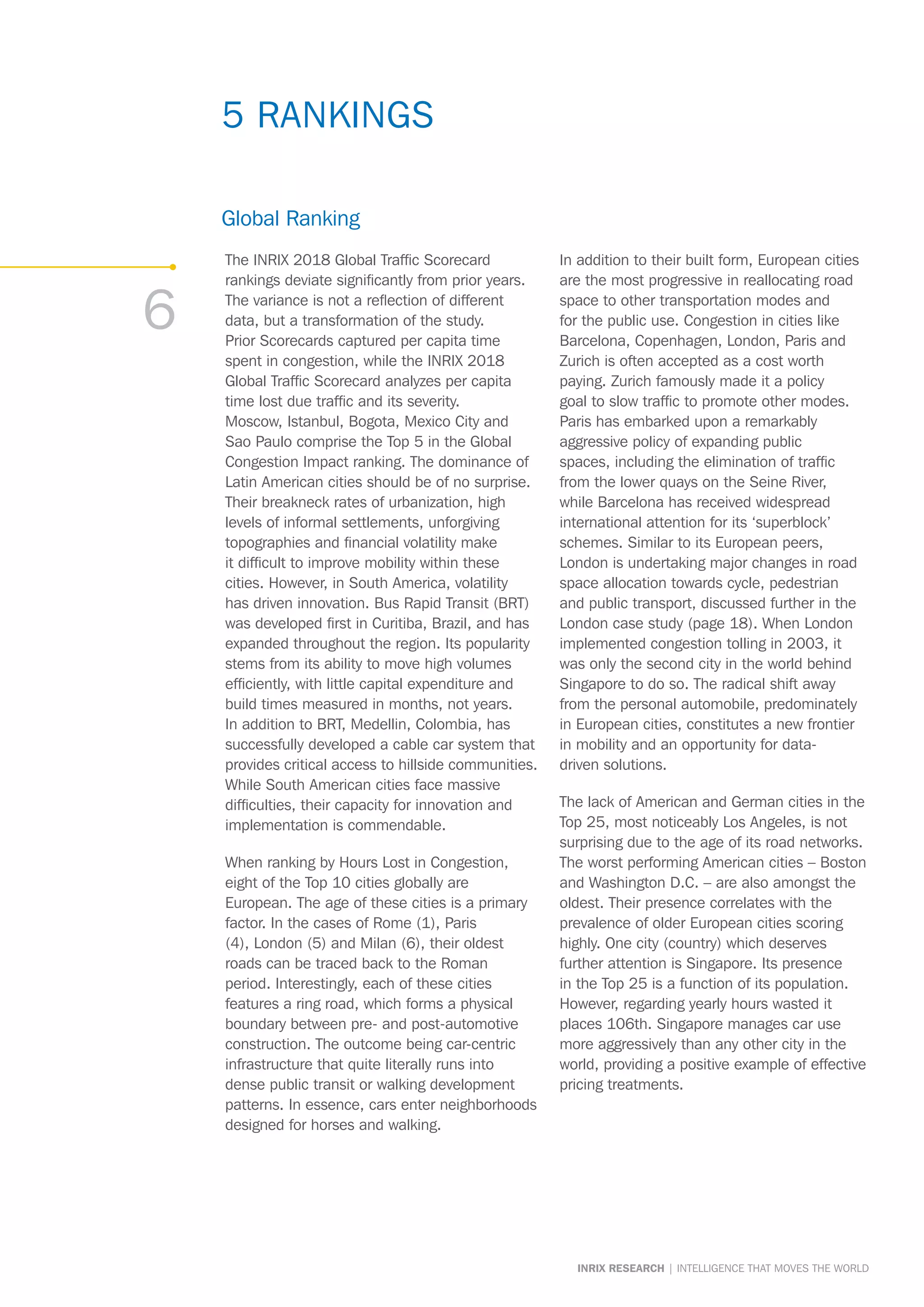 Global traffic scorecard di Inrix | PDF