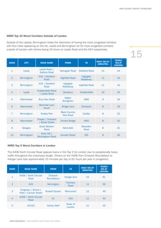 Global traffic scorecard di Inrix | PDF