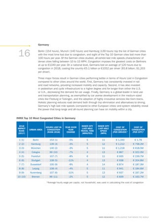 Global traffic scorecard di Inrix | PDF