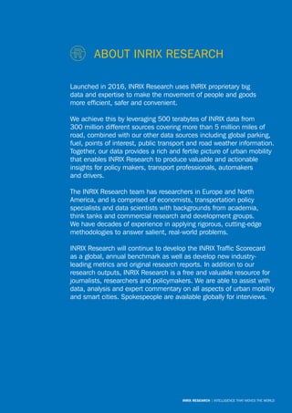 Global traffic scorecard di Inrix | PDF