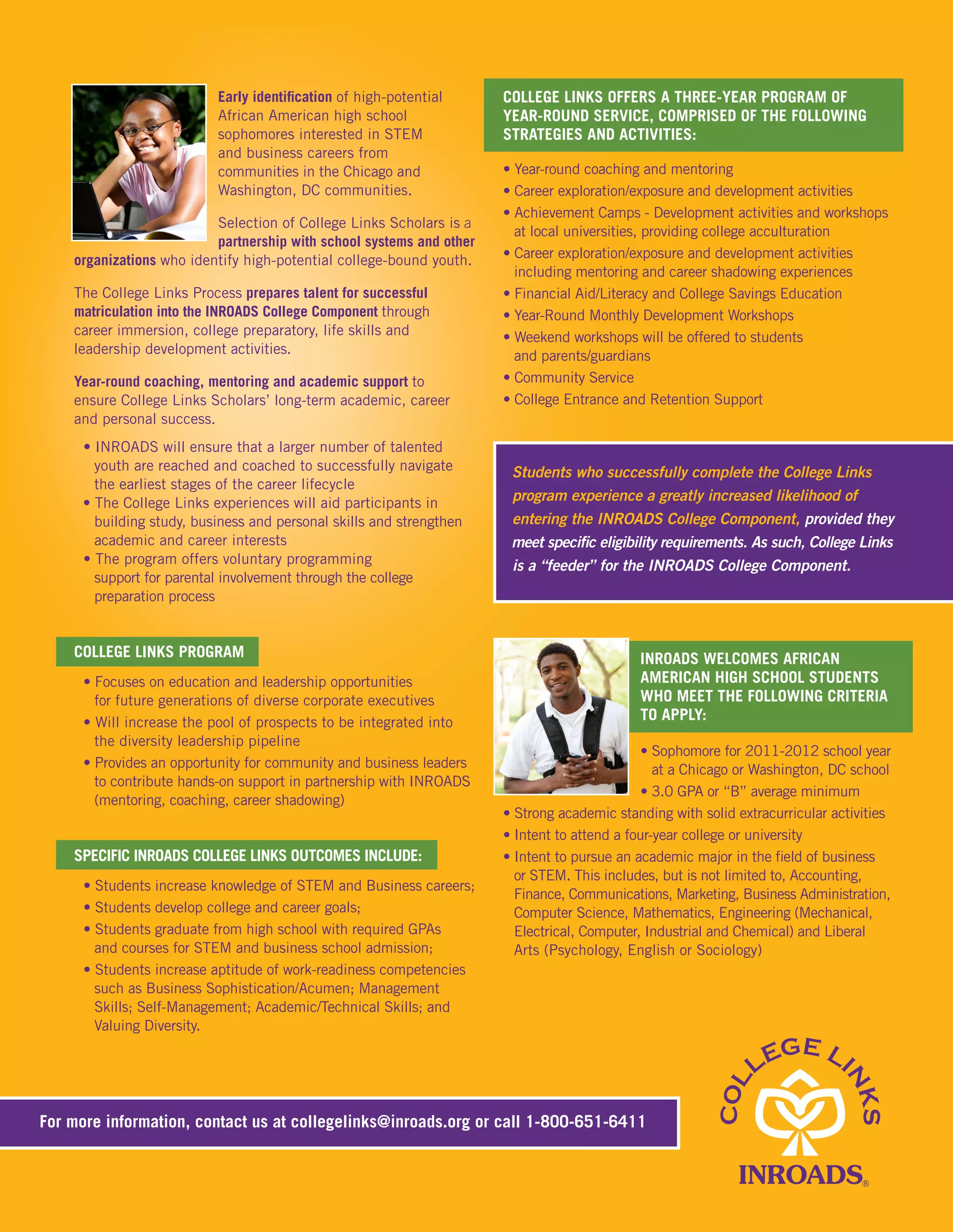 INROADS College Links | PDF