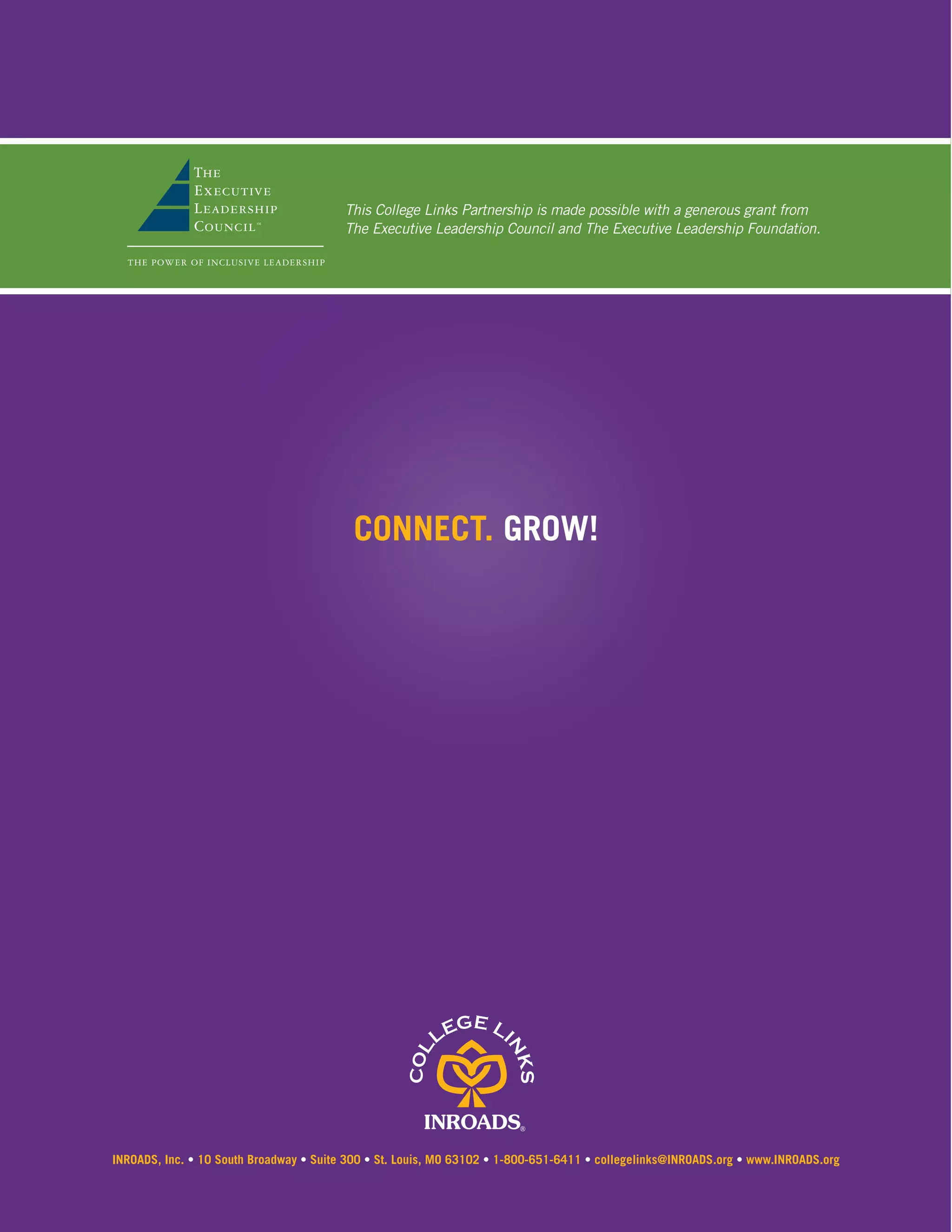 INROADS College Links | PDF